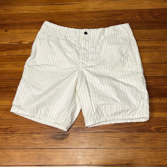 rag & bone | Shorts | Mens Rag Bone Mathew White W Black Pinstripes ...